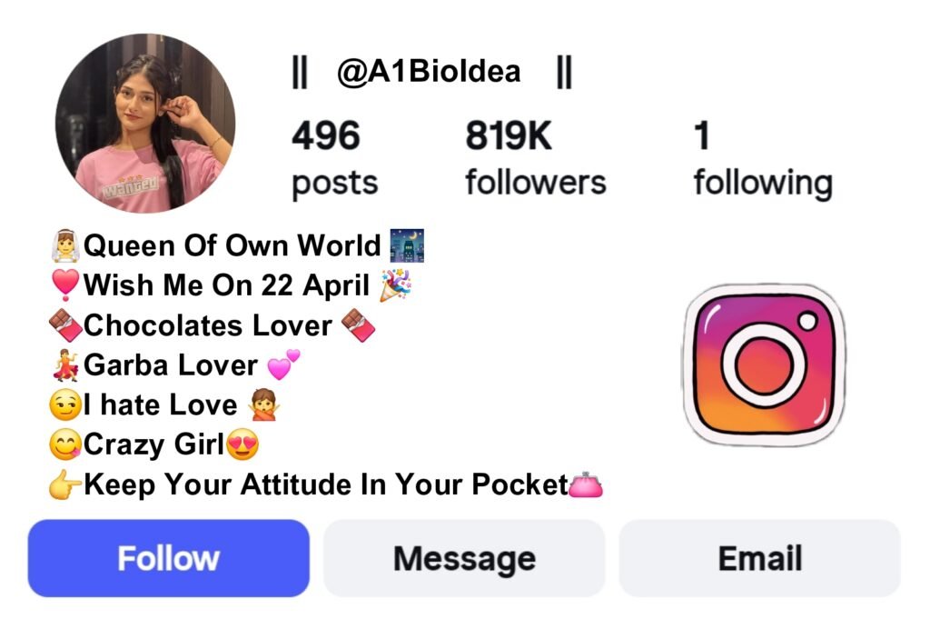 800+ Best Instagram Bio For Girls - Attitude & VIP Bio (2026 ...